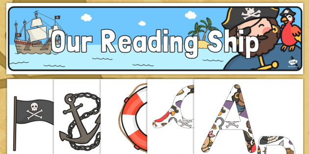 Our Reading Pirate Ship Display Pack