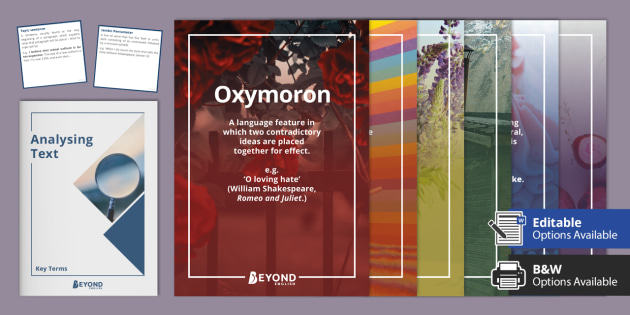 Key Literary Terms | GCSE English Analysing Text | Beyond