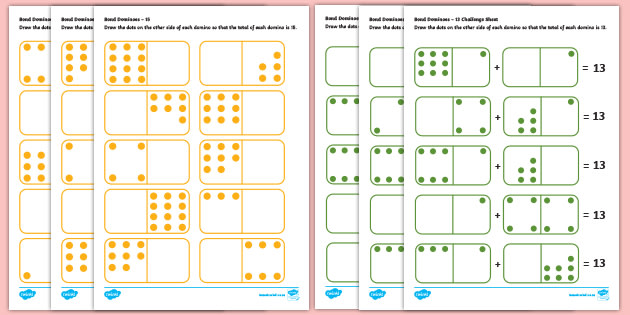 Bond Dominoes 13,14,15 (teacher made)