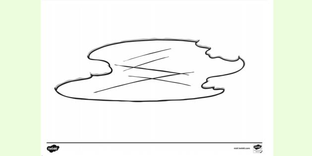 FREE! - Frozen Pond Colouring Sheet (teacher made)