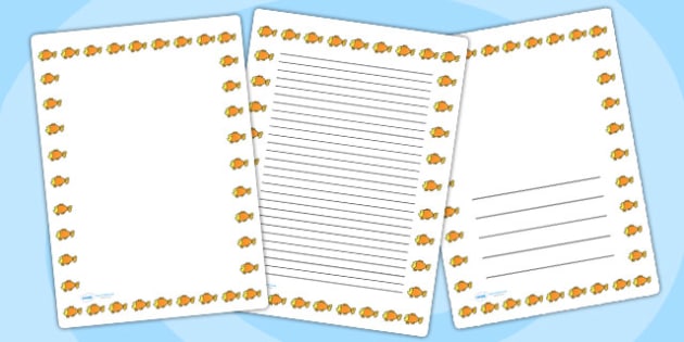 Goldfish Page Borders