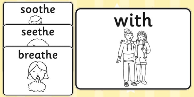 Final Voiced 'th' Sound Colouring Sheets (teacher made)