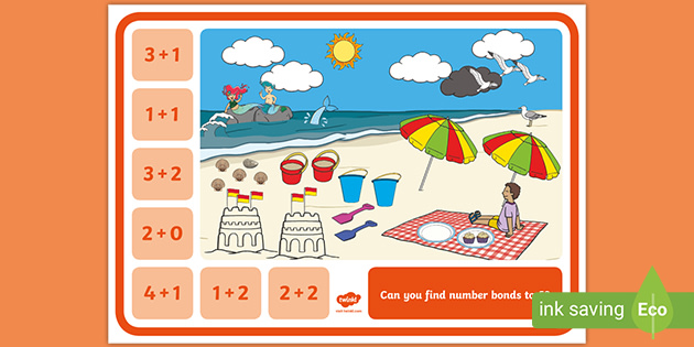 👉 Talk About Number Bonds to 5 Maths Activity