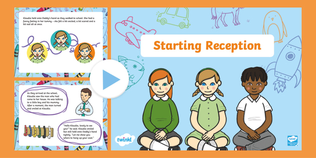 EYFS Starting Reception Editable PowerPoint Story - Twinkl