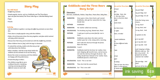 Story Play Activity (teacher made)