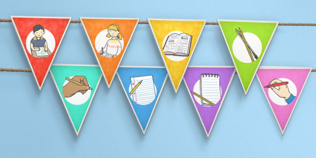 Writing Buntings | twinkl.co.uk