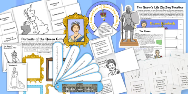 The Queen Lapbook Creation Pack - Home Education Resources