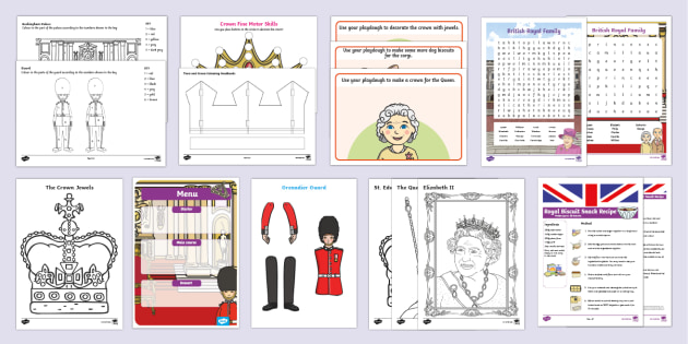 Royal-Themed Whole School Wrap-Around Care Activity Pack