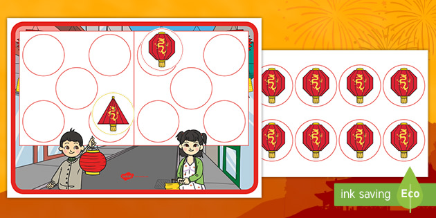 👉 Chinese New Year Hungarian Ten-Frame and Counters