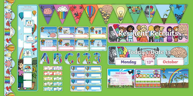 Growth Mindset Classroom Setup Resource Pack (teacher made)