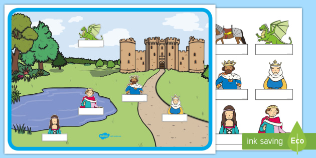 Castle-Themed Editable Self-Registration Display Pack