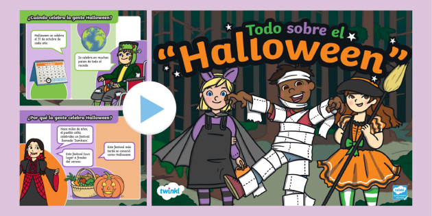 PowerPoint: Todo sobre el Halloween (teacher made)