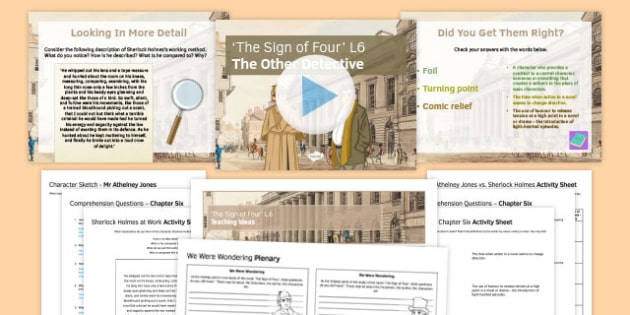 GCSE The Sign of Four Lesson Pack 6: The Other Detective