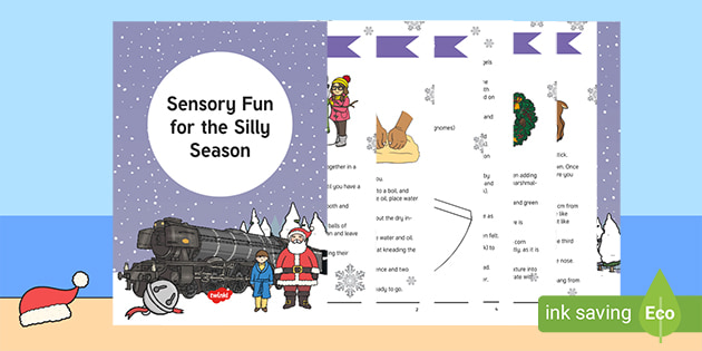 Sensory Fun for the Silly Season Activity Booklet