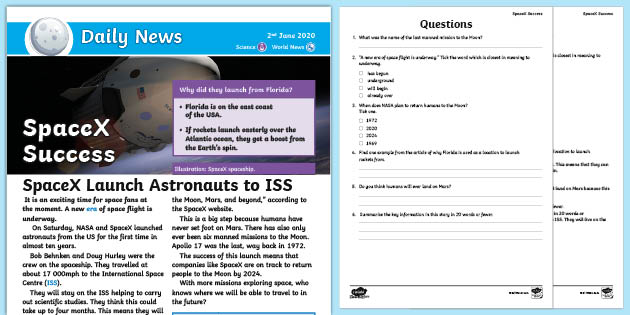 SpaceX Launch Astronauts to ISS Story: Space News 2020