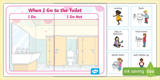 When I Go to the Toilet Sorting Activity (teacher made)