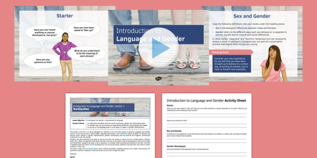 Language and Gender Theories A Level English Language