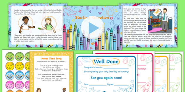 EYFS Starting Reception Editable PowerPoint Story and Resource Pack