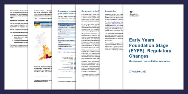 EYFS framework regulatory changes confirmed - Twinkl Digest Education News