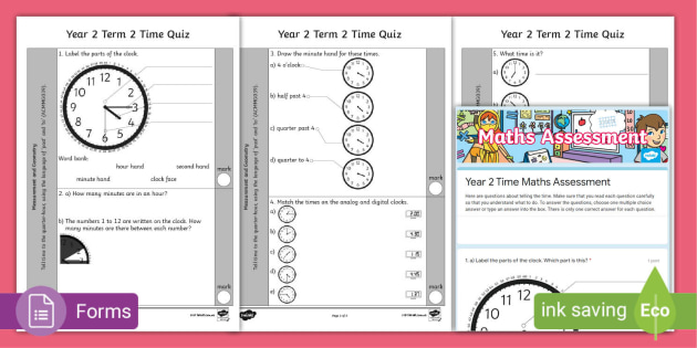 Time Assessment Worksheets Kindergarten Report Card Template