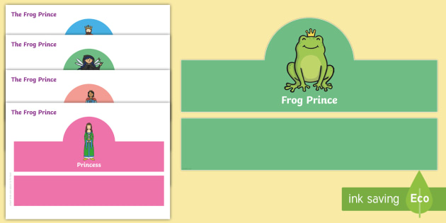 The Frog Prince Role Play Headbands (teacher made)