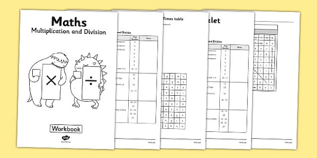Year 3 Multiplication And Division Workbook teacher Made 