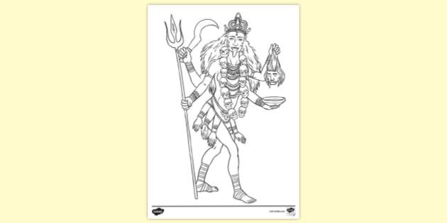 FREE! - Kali Colouring Sheet | Colouring Sheets