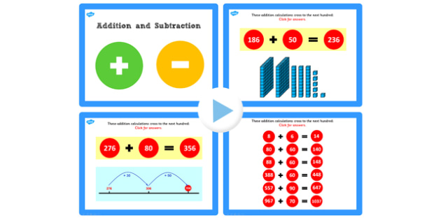 Y3 Addition and Subtraction Lesson 1d Adding Tens Crossing 100