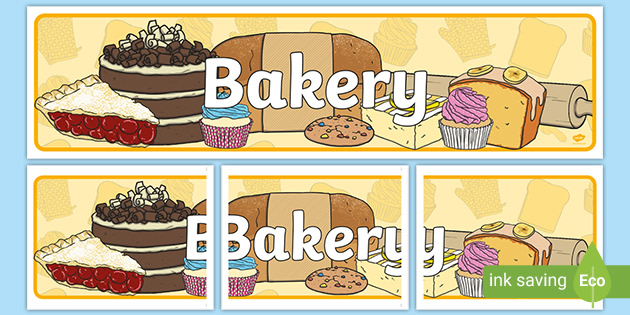 Bakery Dramatic Play Banner
