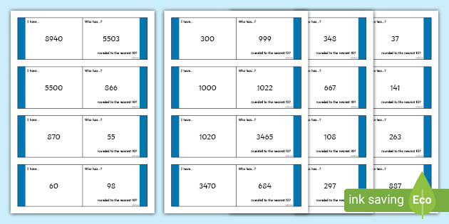 👉 Rounding to the Nearest 10 Loop Cards (Teacher-Made)