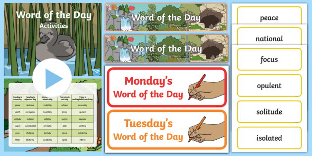 Year 2 Summer 2 Word of the Day Display Pack (teacher made)