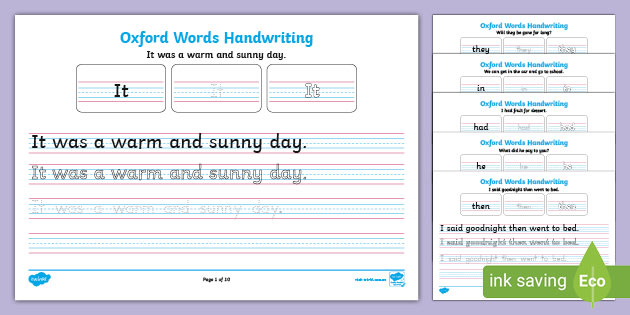 High Frequency Words 11-20