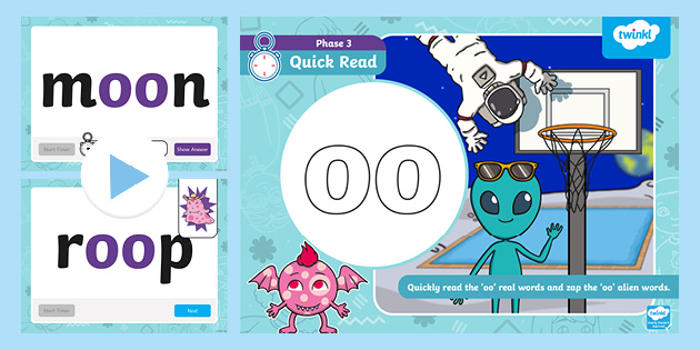 Phase 3 Quick Read Long oo PowerPoint (Teacher-Made)