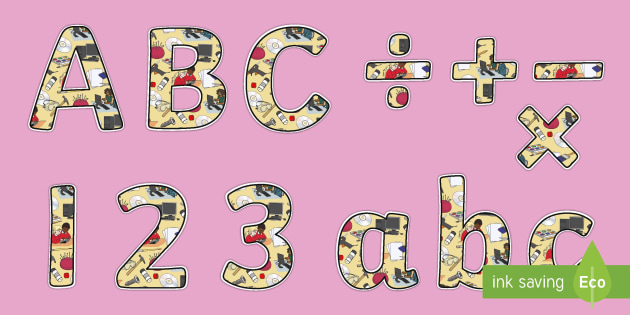 Design Technology Themed Display Lettering (Teacher-Made)