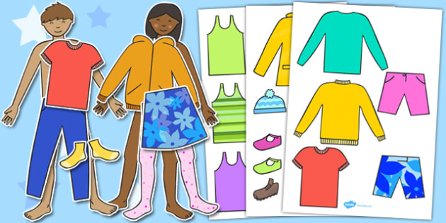 Colour Dress Up Dolls - dress up, dolls, colours, dress up games