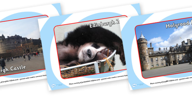 Edinburgh Tourist Attraction Posters (teacher made)