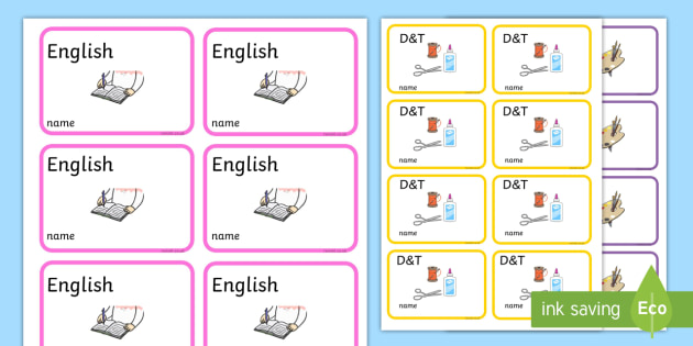 👉 Foundation Stage Book Labels