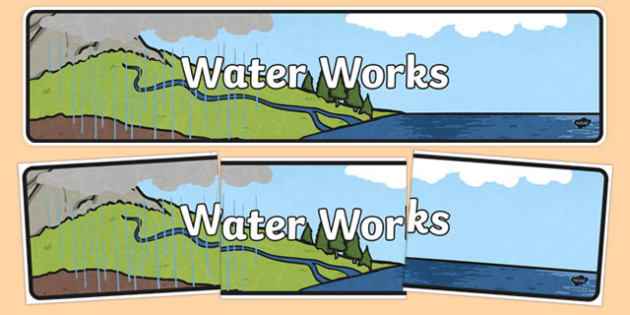Water Works Display Banner (teacher made)