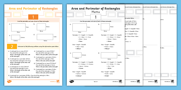 Area And Perimeter Sheet Perimeter Worksheets, Area And Perimeter