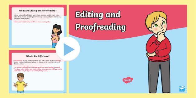 Editing and Proofreading PowerPoint presentation
