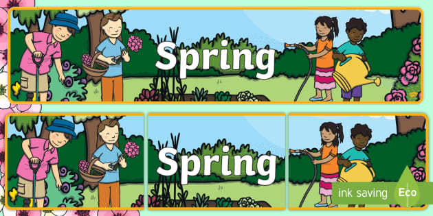 Spring Display Banners | twinkl.com.au