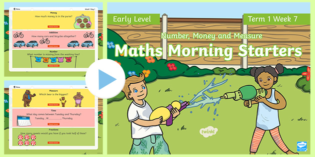 Maths Morning Starters | twinkl.co.uk