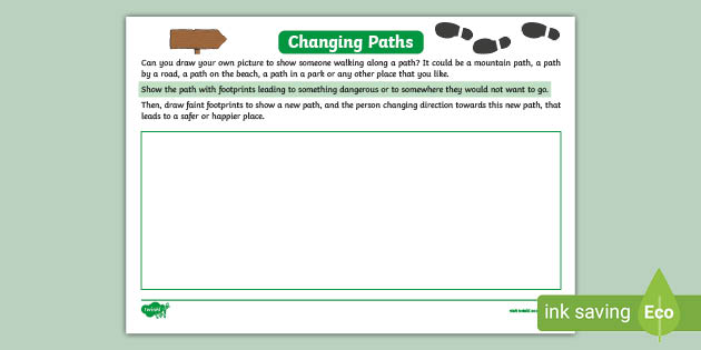 Pupil Resilience Toolkit Resilience Changing Paths Worksheet