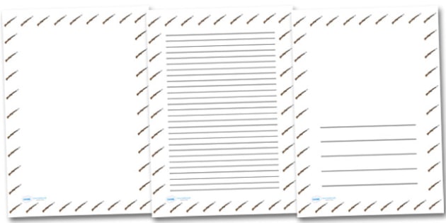 FREE! - WW2 Rifle Portrait Page Borders- Portrait Page Borders