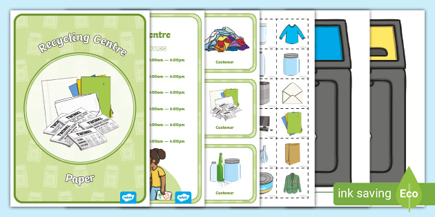 Recycling Centre Role Play Pack