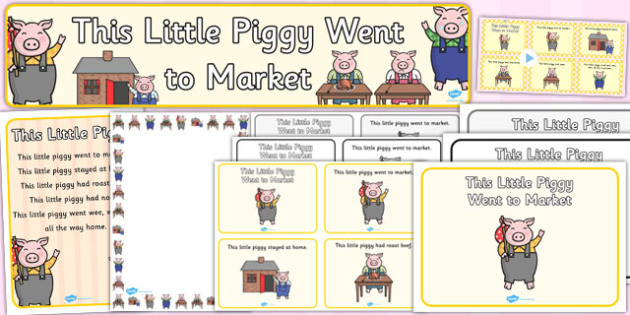 This Little Piggy Resource Pack (teacher made)