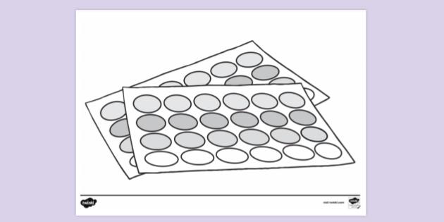 Sticky Dots Colouring Sheet | Colouring Sheets