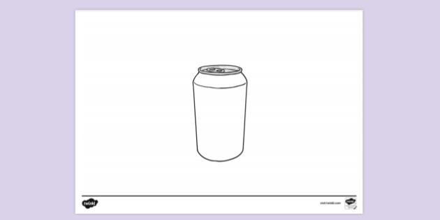Can Colouring | Colouring Sheets