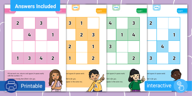The Essential Sudoku Starter Pack - Twinkl - L1