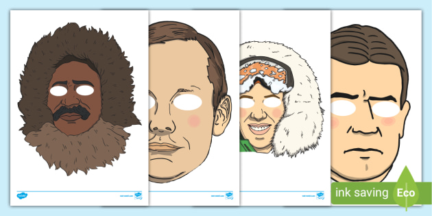 Significant Explorers Masks - Twinkl - KS1 - History